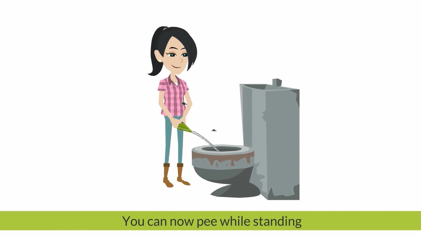 Watch Portable Female Urination Device Now Stand and Pee Women’s ...