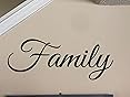 Amazon.com: Family Decal | Large Wall Quotes Sticker (22 x 9 inches ...