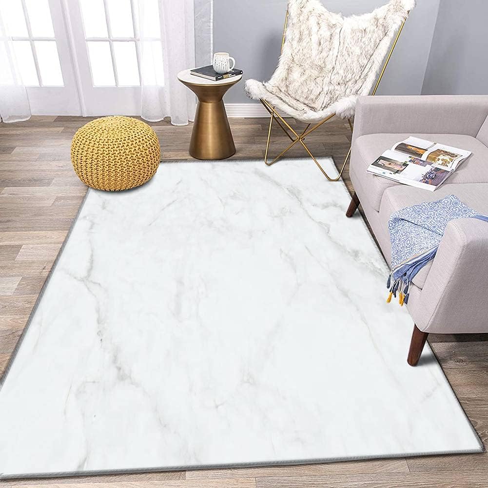 White marble texture for design Area Rug and Yoga Carpet for Home ...