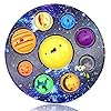Eight Planet Dimple Pop Bubble Push Sensory Fidget Toy, Galaxy Dimple ...