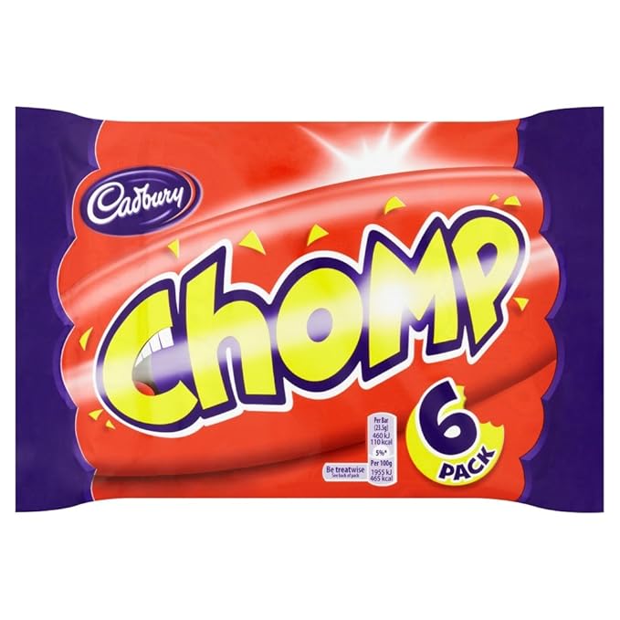 Cadbury Chomp 6 Chocolate Bars 141g: Amazon.co.uk: Grocery