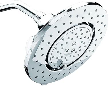 Moen 26017 2.5 GPM Rain Shower Head from The Halo Collection, Chrome ...