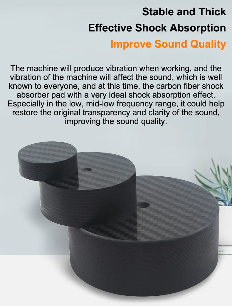Mua Audiocrast HiFi Speaker Isolation Stand Feet Pads, 40x10mm 4X ...
