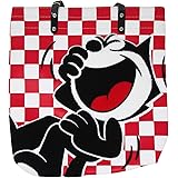 Loungefly x Felix the Cat Checkered Small Zip-Around Wallet (Black ...