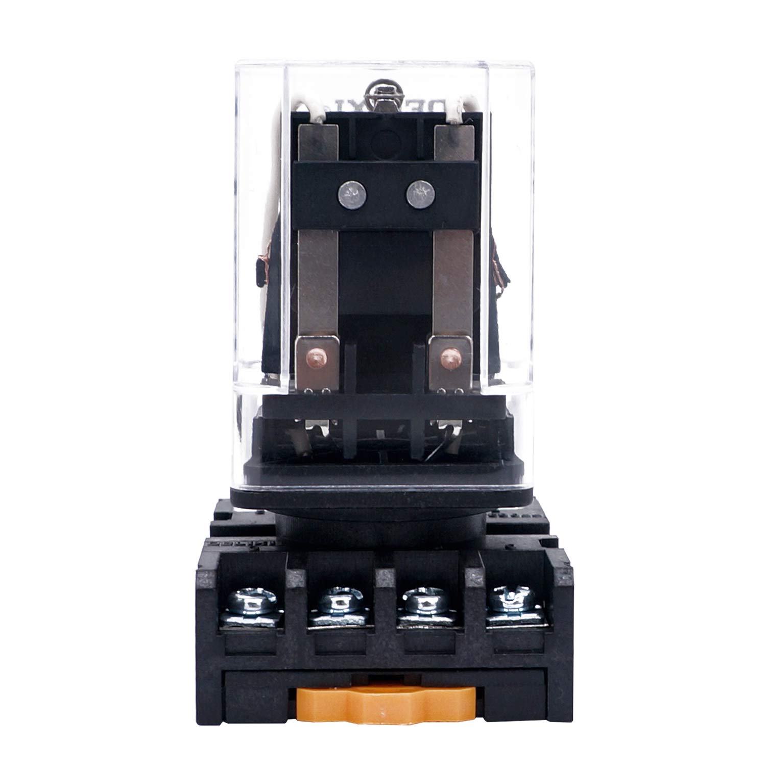 Taiss/JTX-2C, MK2P-I DPDT Power Relay with Plug-in Terminal Socket Base ...