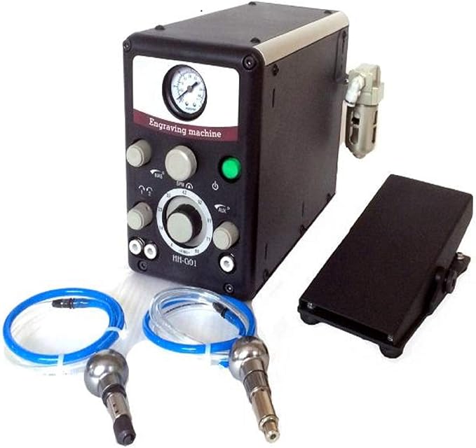 Amazon.com: Pneumatic Engraving Machine HH-G01 has Double Ended Impact ...