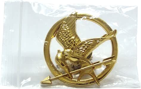 Amazon.com: The Hunger Games Brooch Gold Mockingjay Pin Scholastic ...