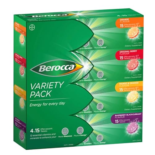 Berocca Performance Effervescent Tablets 60 Count Limited Edition ...
