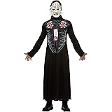 Amazon.com: Ghoulish Productions Pinhead Mask, White Pinhead Latex Mask ...
