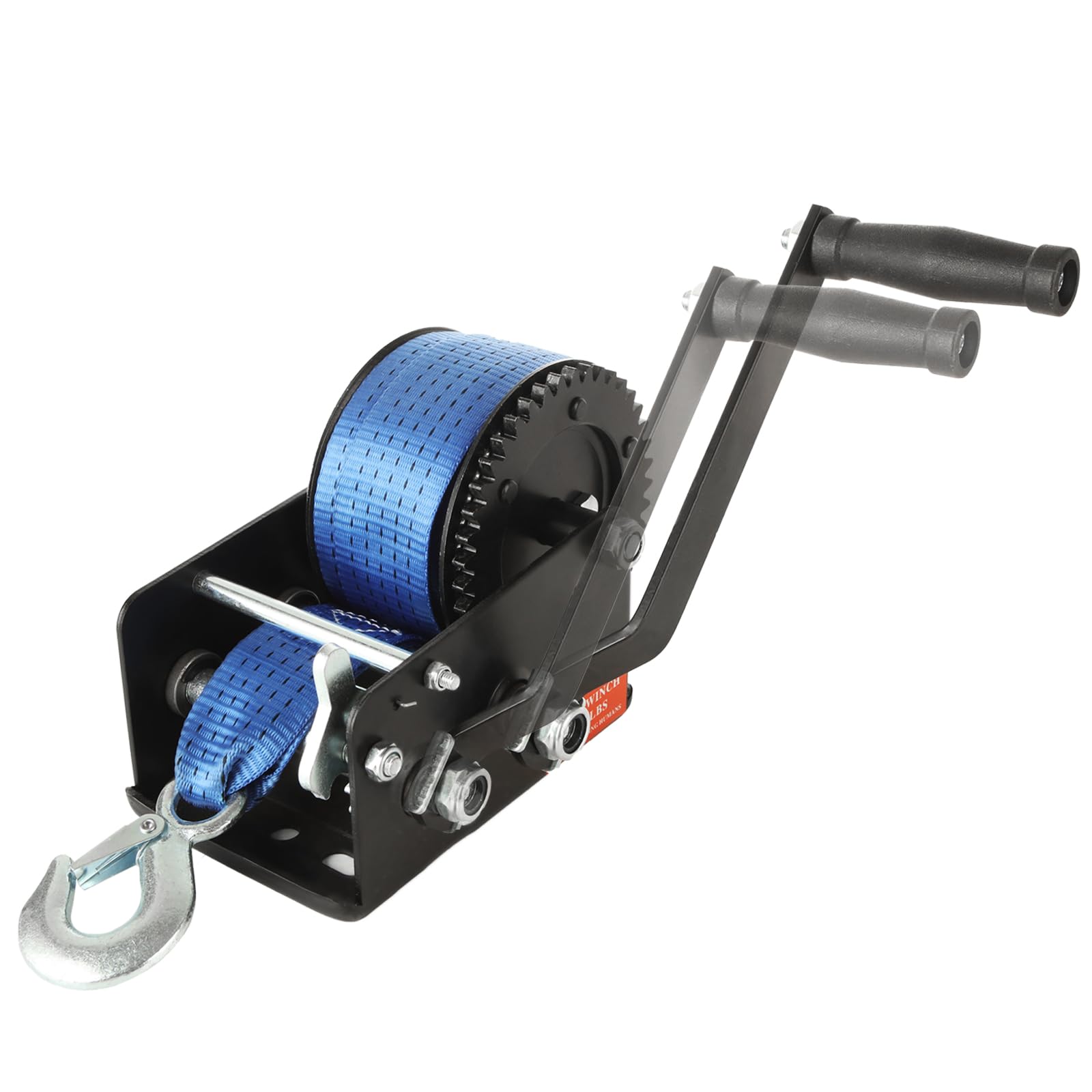 DIRBUY 2500lbs Heavy Duty Boat Trailer Winch with 32FT Strap, Dual ...