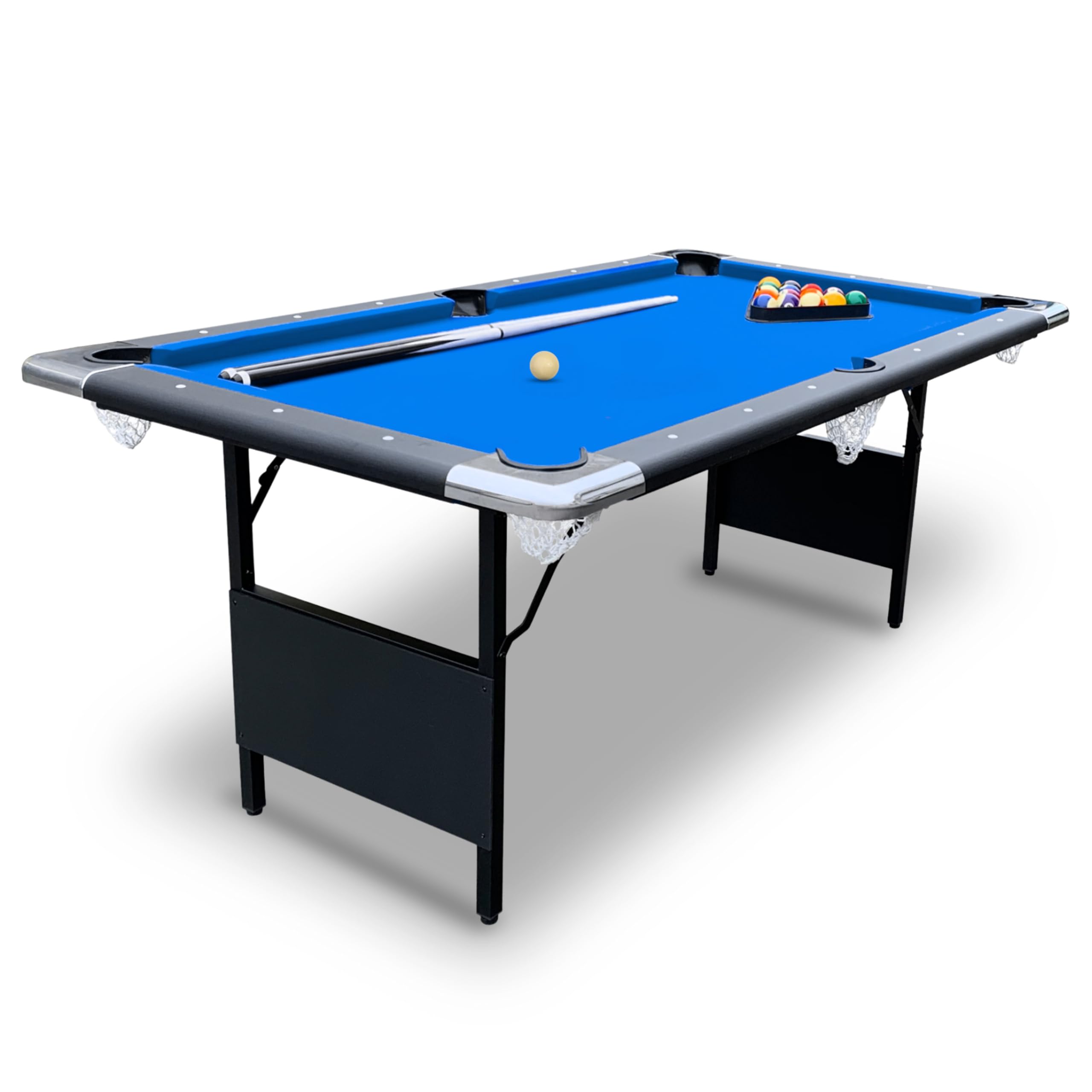 Hathaway Fairmont Portable 6-Ft Pool Table for Families with Easy ...