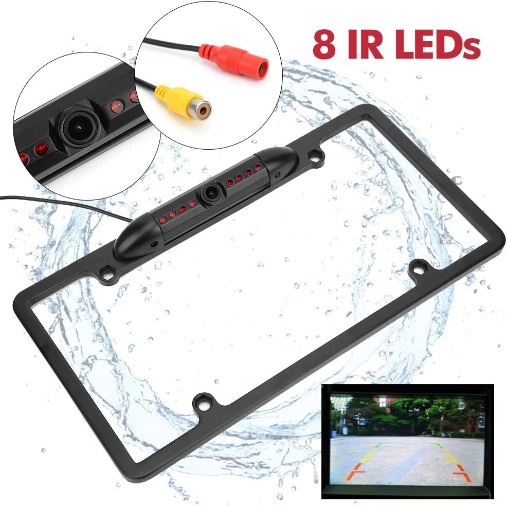 License Plate Camera Backup Monitoring Backing Reverse Camera, American ...