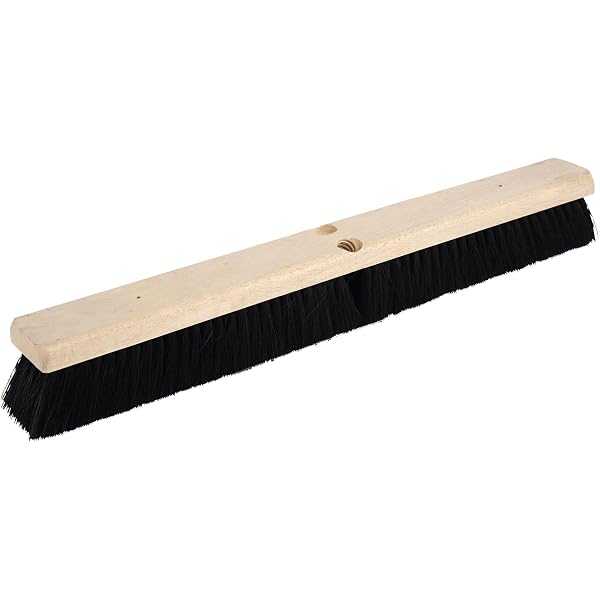 Push Broom Head 2 Heavy-Duty S – 24x4 Inch, Wood Filaments For Driveway ...