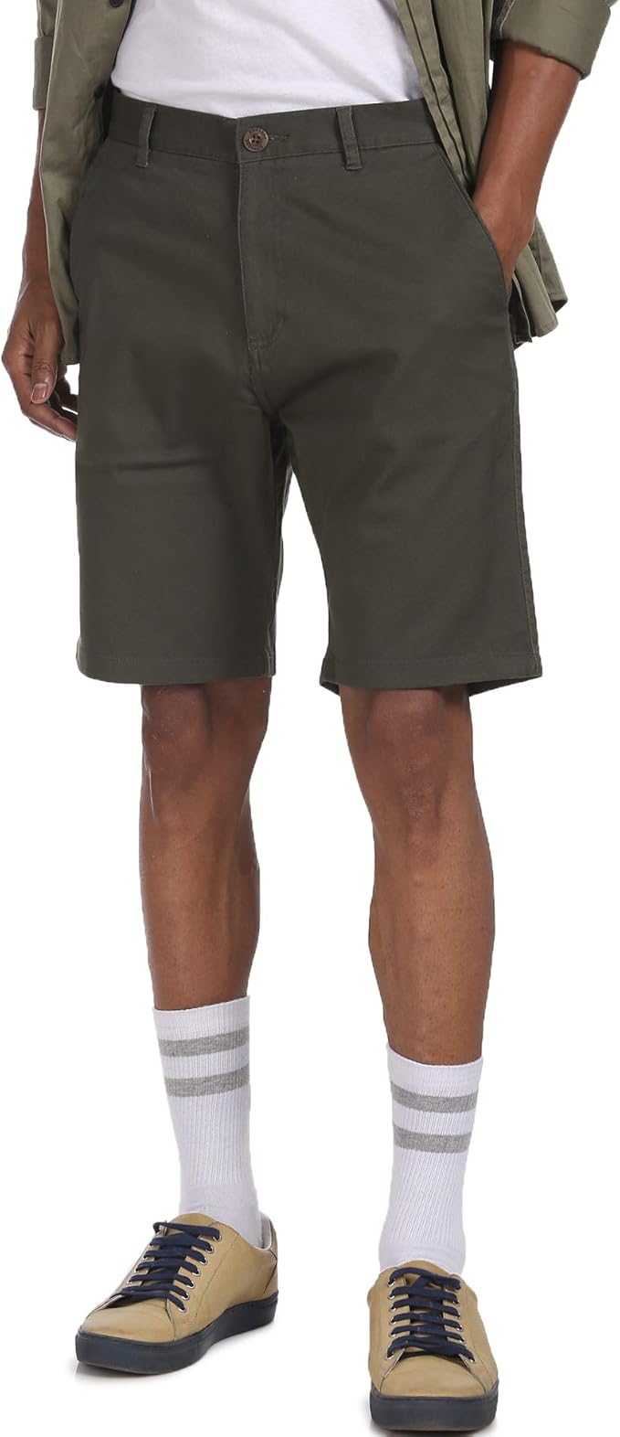 Buy Ruggers by Unlimited Men's RUGGERS Regular FIT Shorts Cotton Blend ...