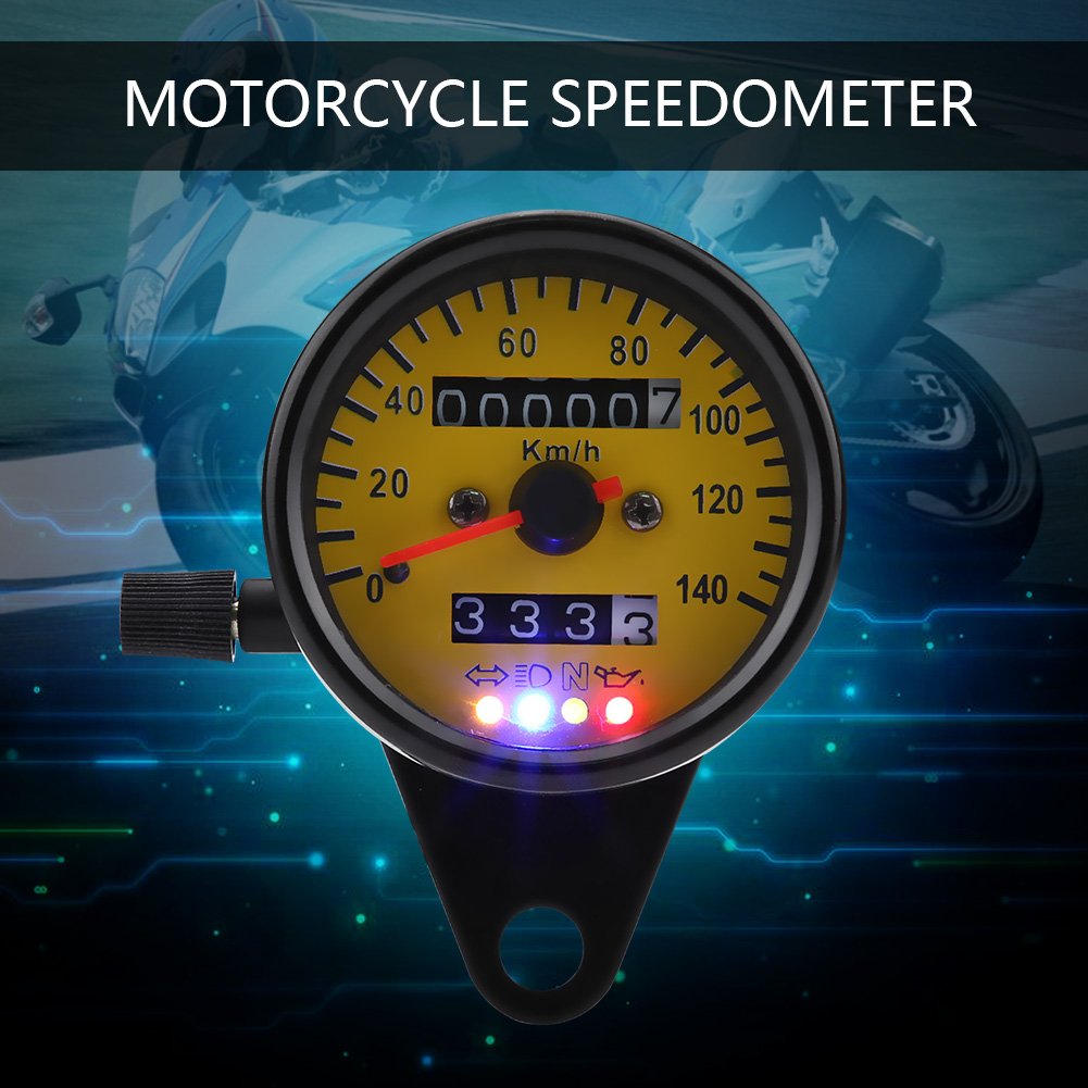Mua Bike Speedometer Universal - Qiilu Motorcycle Odometer Speedometer ...