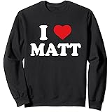 Amazon.com: I Love Matt I Heart Matt Ik Hou Van Matt T-Shirt : Clothing ...
