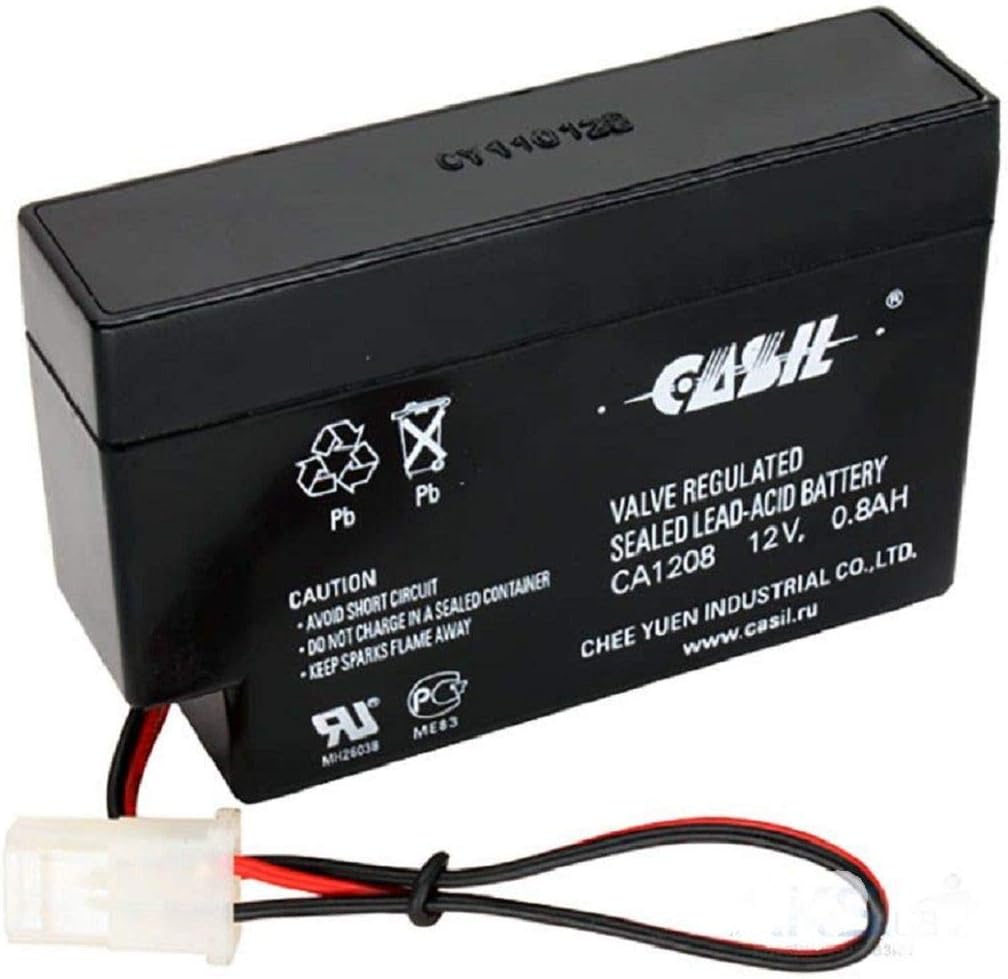 Amazon.com: Powersonic PS-1208WL 12 Volt 0.8 Amp Hour Sealed Lead Acid ...