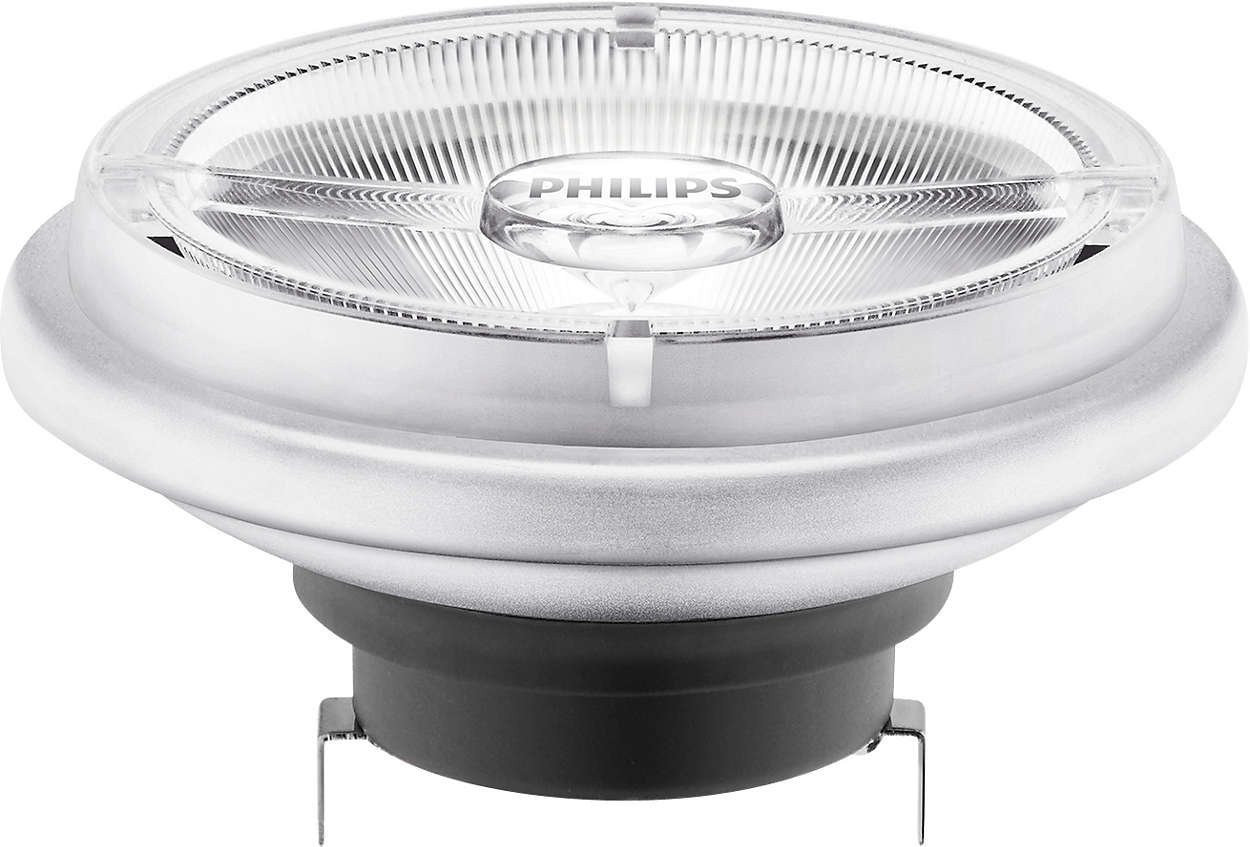 Philips Master LED 15 W (75 W) AR111 Spot Light, Warm White, 24 Degree ...