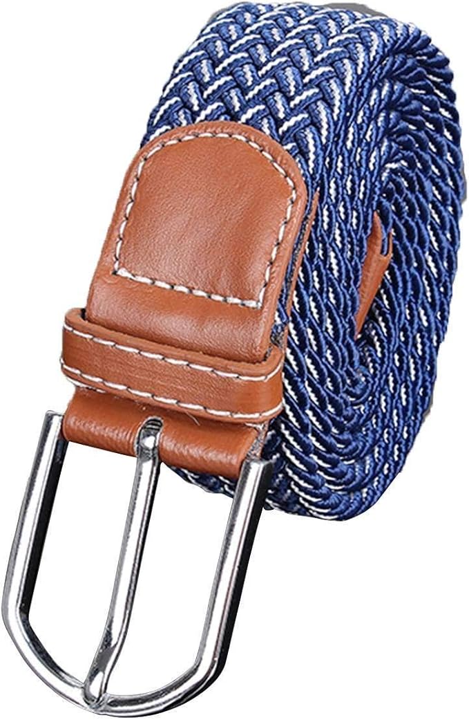 Correa Elástica Trenzada Unisex Cinturón De Unico Lona Cinturón De Tela ...