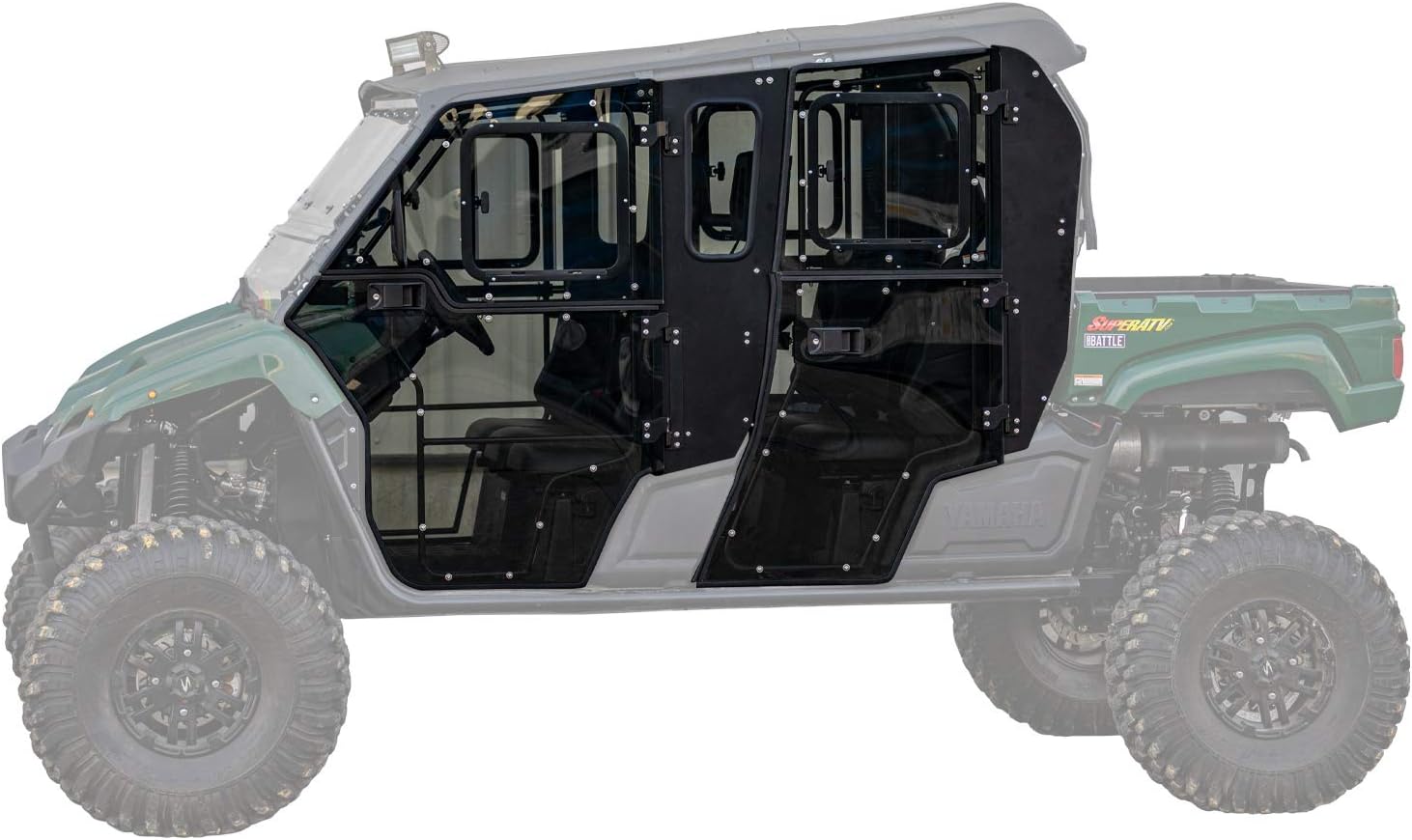 Amazon.com: SuperATV Convertible Cab Enclosure Hard Doors for Yamaha ...