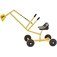 Amazon.com: The Big Dig and Roll Ride-On Working Excavator with Wheels ...
