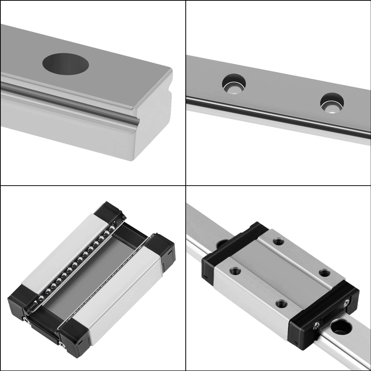 Usongshine MGN12H MGN12C Linear Rail Guide, Mini Linear Guide Bearing ...