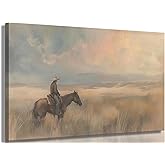 Amazon.com: Western Cowboy Wall Art Canvas Prints, Old West Decor ...