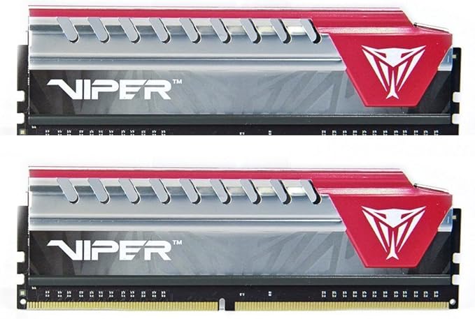 Patriot Memory Viper Elite Series DDR4 8GB (2 x 4GB) 2400MHz Kit (Red ...