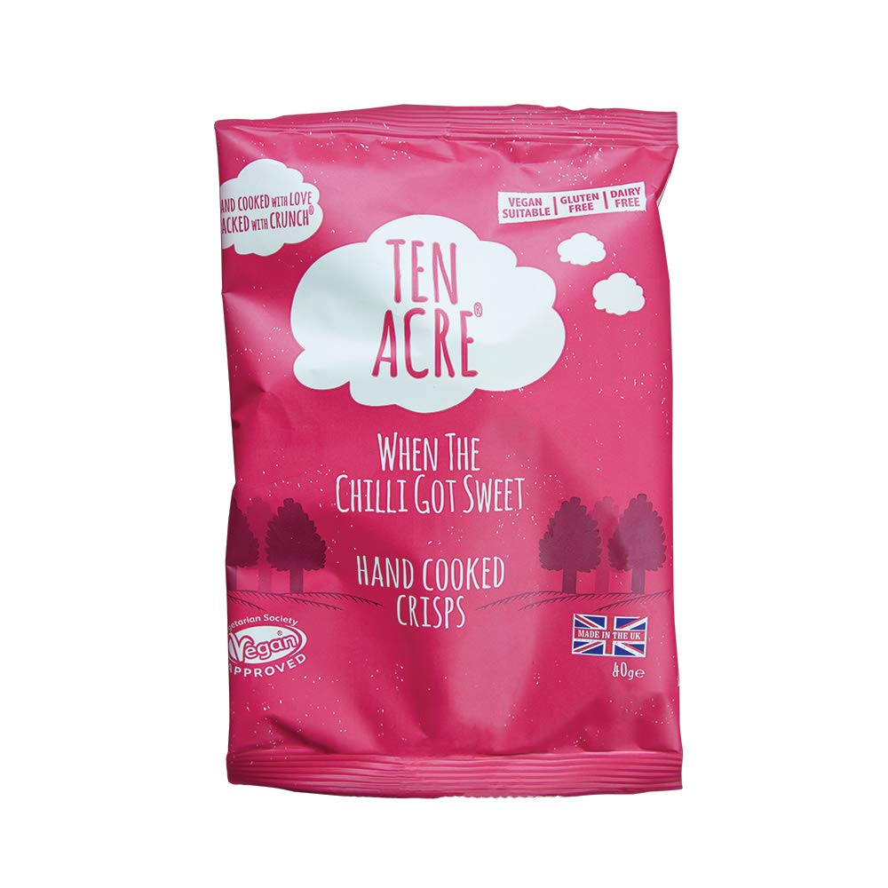 Buy Ten Acre Vegan Gluten Free Crisps Sweet Chilli 40g Case Of 24 buy-ten-acre-vegan-gluten-free-crisps-sweet-chilli-40g-case-of-24