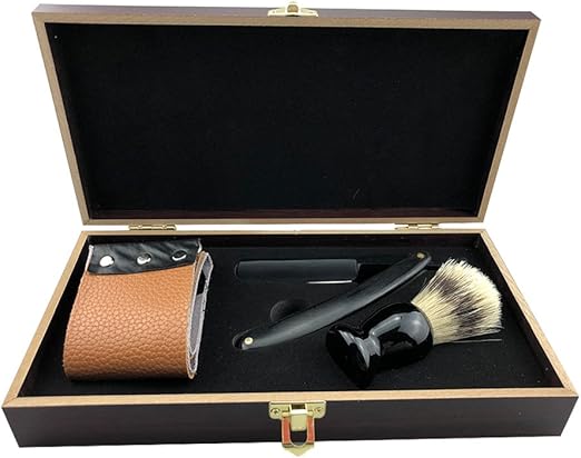 Cut Razor Set,Classic Collection Vintage Wooden Box Straight Cut Throat ...