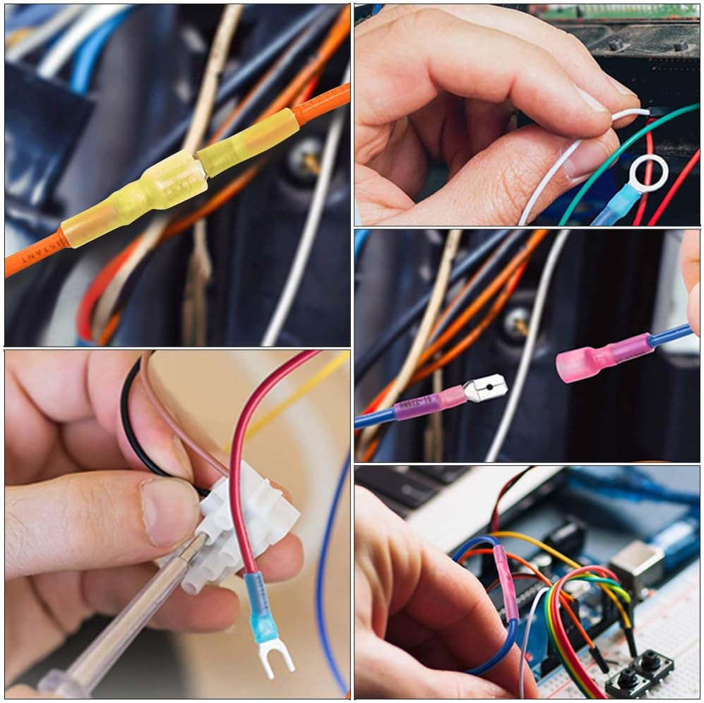 Bellaely Heat Shrink Wire Connectors Electrical Terminals Kit 270 PCS ...