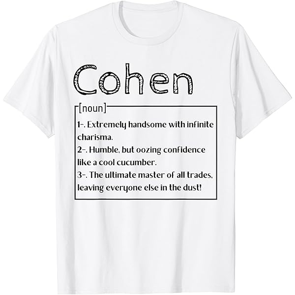 Cohen Name Design