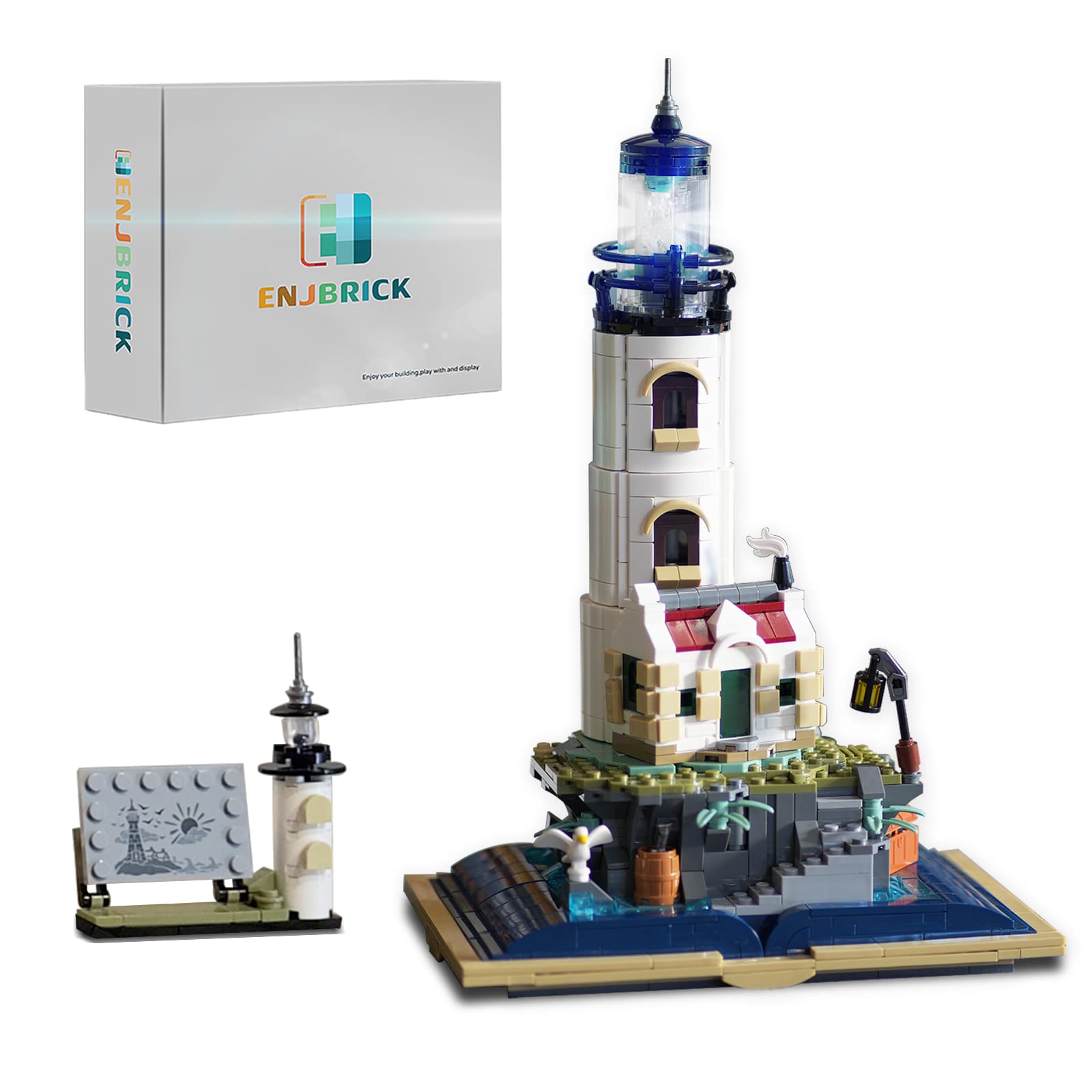 Mua Ideas Lighthouse Building Set for Adults, Architecture Modular ...