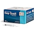 Amazon.com: EasyTouch U-100 Insulin Syringe with Needle, 30G 0.5cc 5/16-Inch (8mm), Box of 100 ...