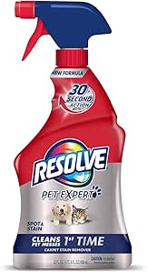 Resolve Pet Expert Carpet & Upholstery Cleaner - Removes Stains and ...