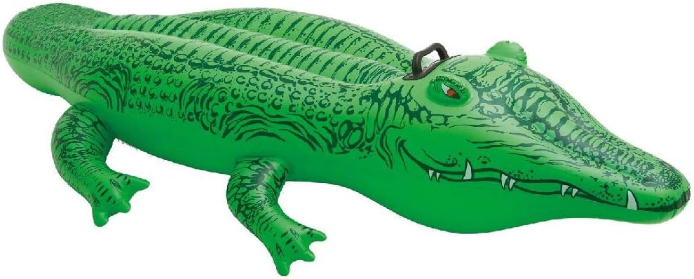 Intex Gator Ride On Inflatable Pool Float, Small Alligator 58546, Multi ...