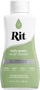 Amazon.com: Rit All-Purpose Liquid Dye, Kelly Green 8 Fl Oz