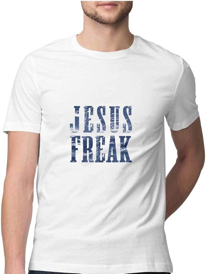 Buy HopeGifts Jesus Freak Cotton White Tshirt - L at Amazon.in