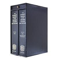 The Compact Edition of the Oxford English Dictionary. 2 volume set with ...