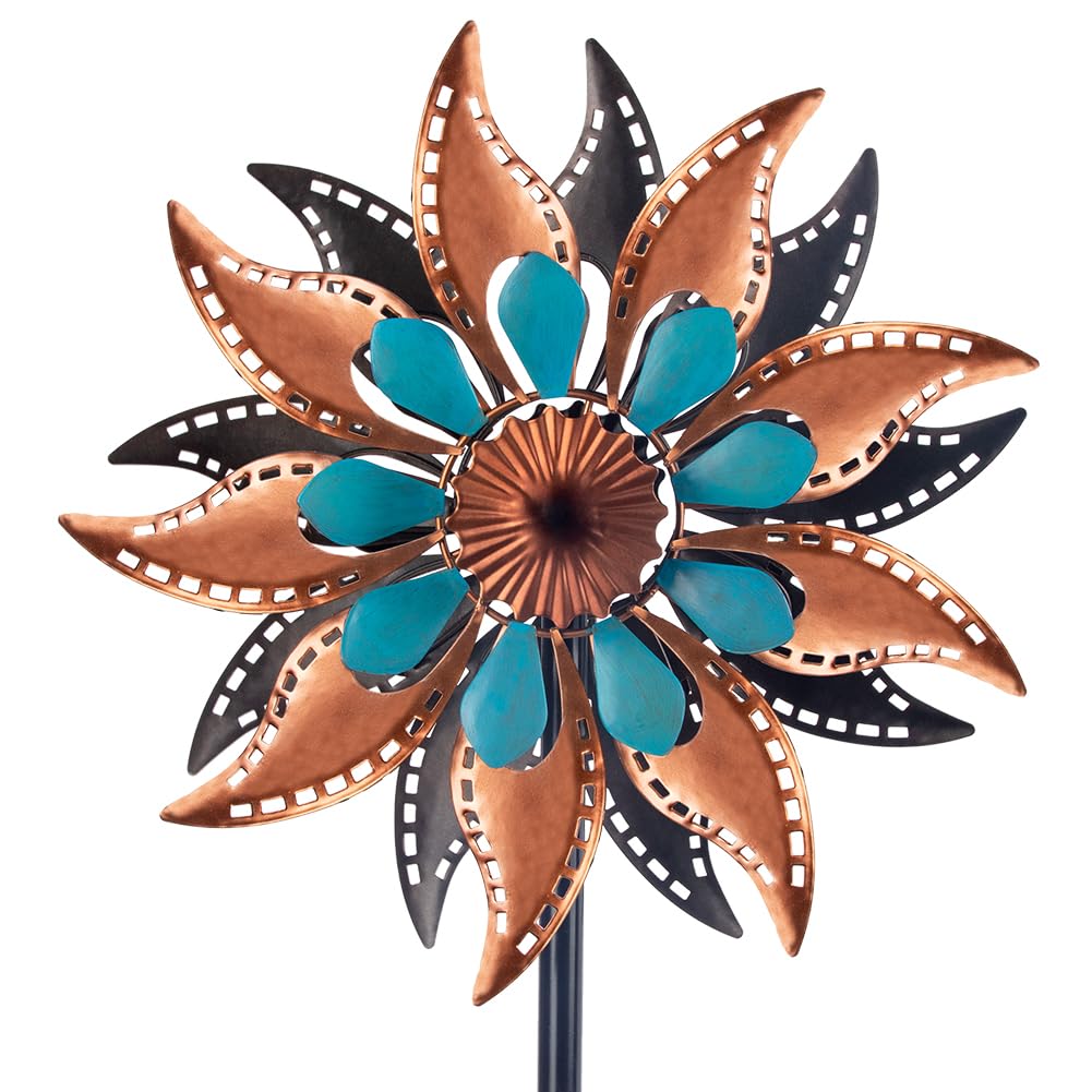 VEWOGARDEN Flower Wind Spinners, Kinetic Wind Sculptures & Spinners ...