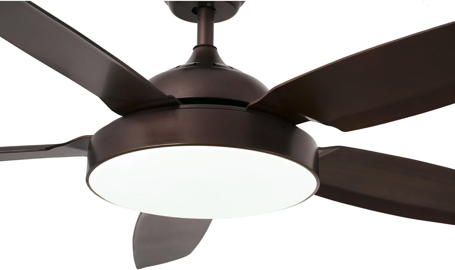 Lighthouse 33780 Ceiling Fan with LED Light, Brown – BigaMart