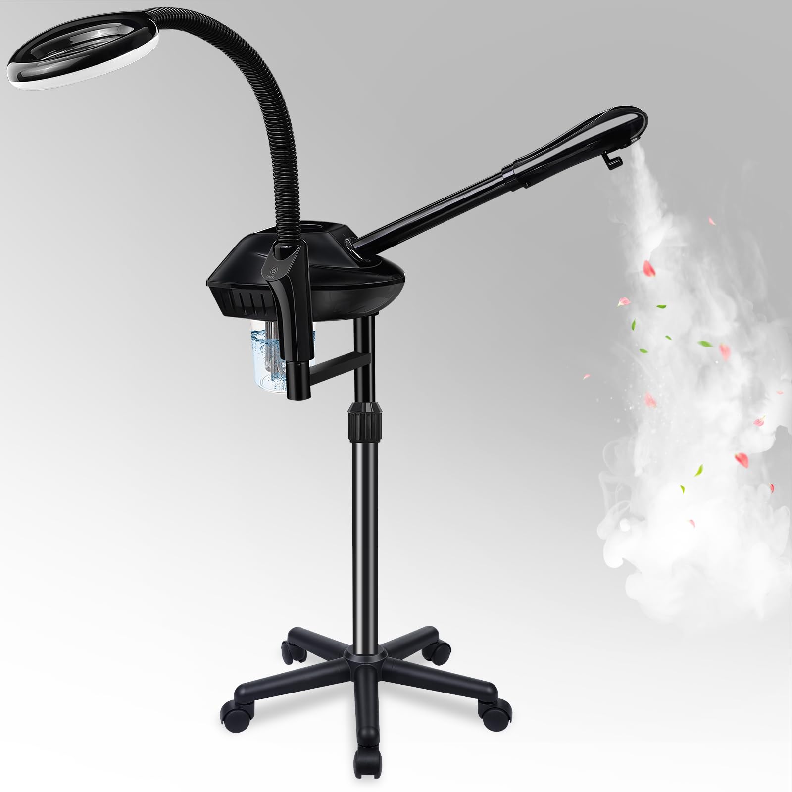 Professional Facial Steamer, 2-in-1 Facial Steamer with 5X Magnifying ...