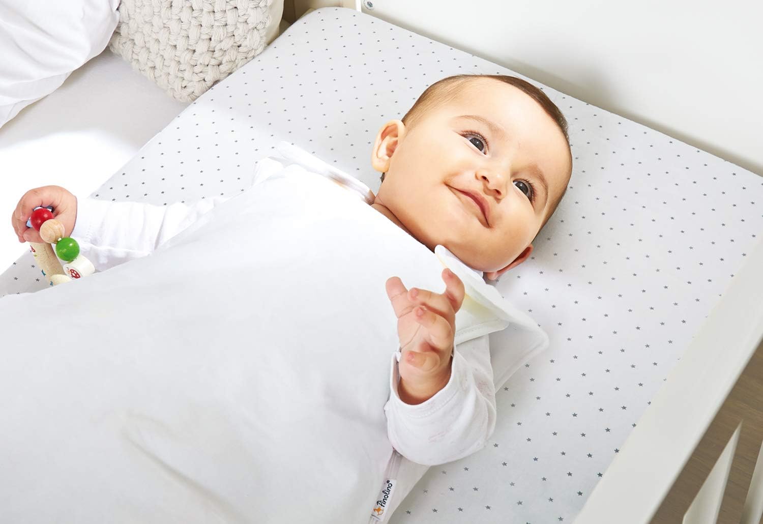 Pinolino 540024-8D Fitted Sheets for Cradle, Cot and Pushchair in ...