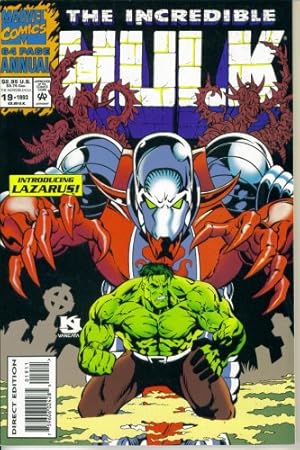 Lazarus - Marvel Comics - Hulk enemy - Character profile - Annual 1993 ...