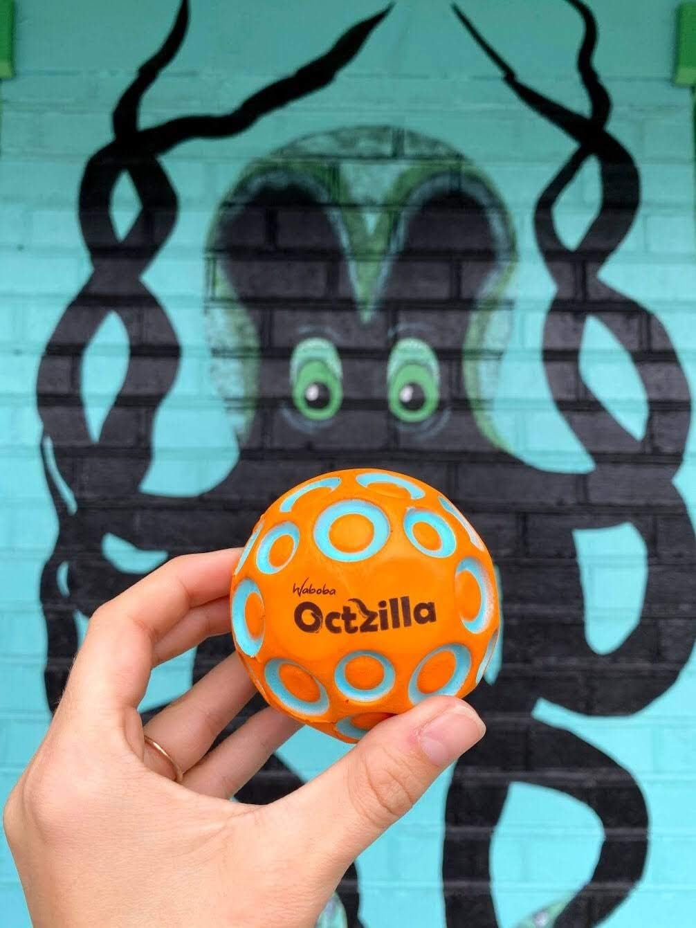 Waboba Octzilla Bouncing Ball, Orange - BigaMart