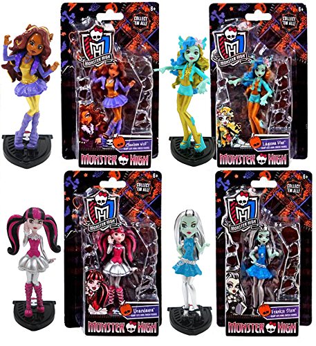 Buy Monster High Mini Figures y Cute Howl-Oween 4-Pack / Draculaura ...