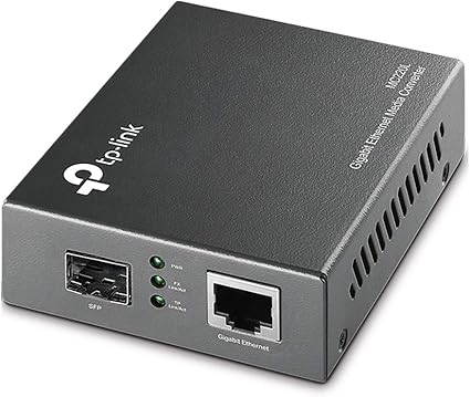 TP-Link MC220L Gigabit Media Converter, 1000Mbps RJ45 to 1000Mbps SFP ...