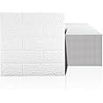 Amazon.com: Sodeno 40 PCS White 3D Wall Panels, 58 sq.feet Coverage ...