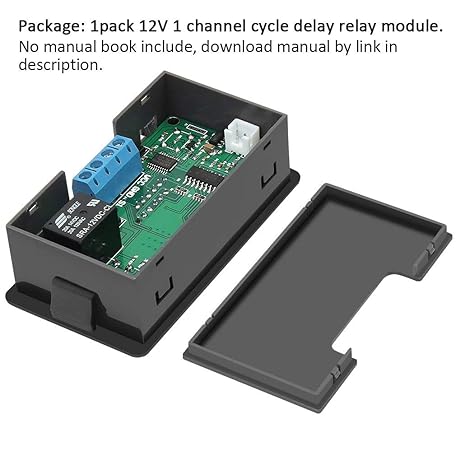 Mua Timer Relay, Icstation DC 12V Time Delay Switch 10A Timer Switch Module Programmable Digital ...