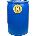 Amazon.com: 55 Gallon Blue Tight Head Plastic Drum, BPA Free, UN Rated ...